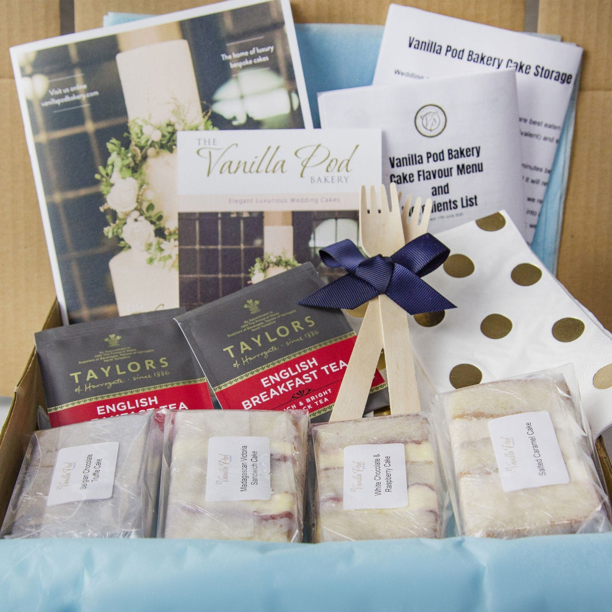 Vegan Cake Tasting Gift Box – Vanilla Pod Bakery